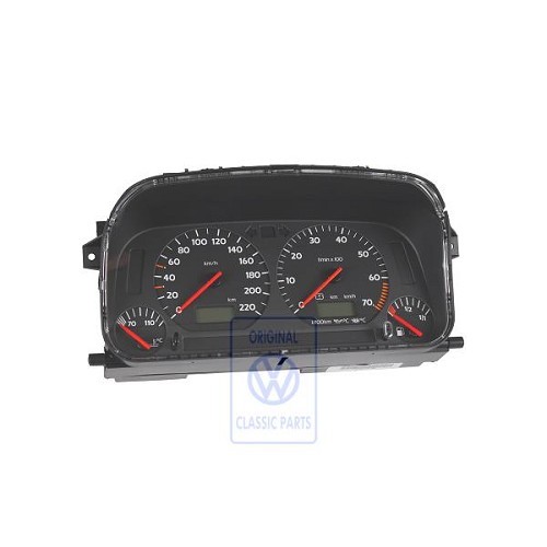 Instrument cluster (dash panel insert, speedometer) Golf Mk4 Cabriolet ...