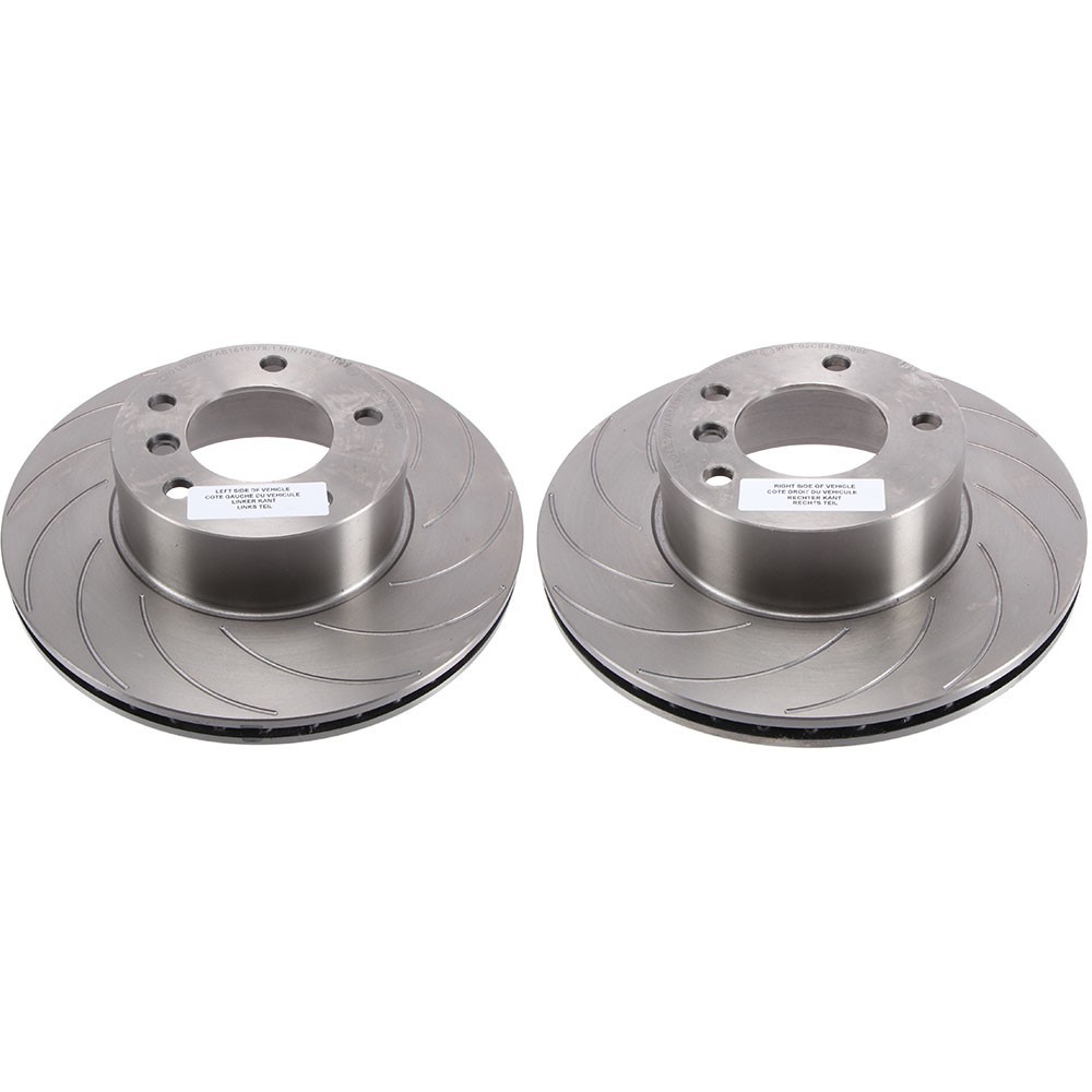 BREMTECH turbine grooved front discs 296x22mm ventilated for BMW E39 ...
