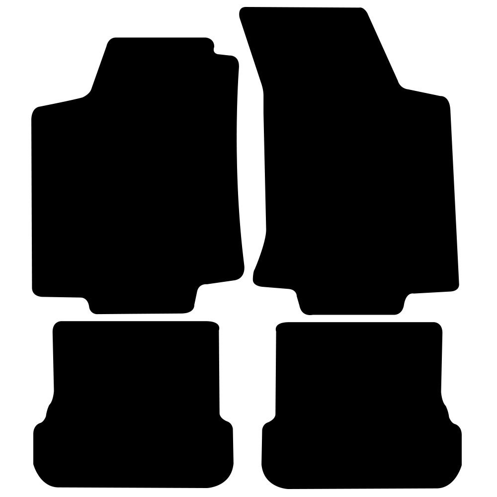 Floor mats for VW Golf 4 Cabriolet - Black - GB27024 - Mecatechnic.com