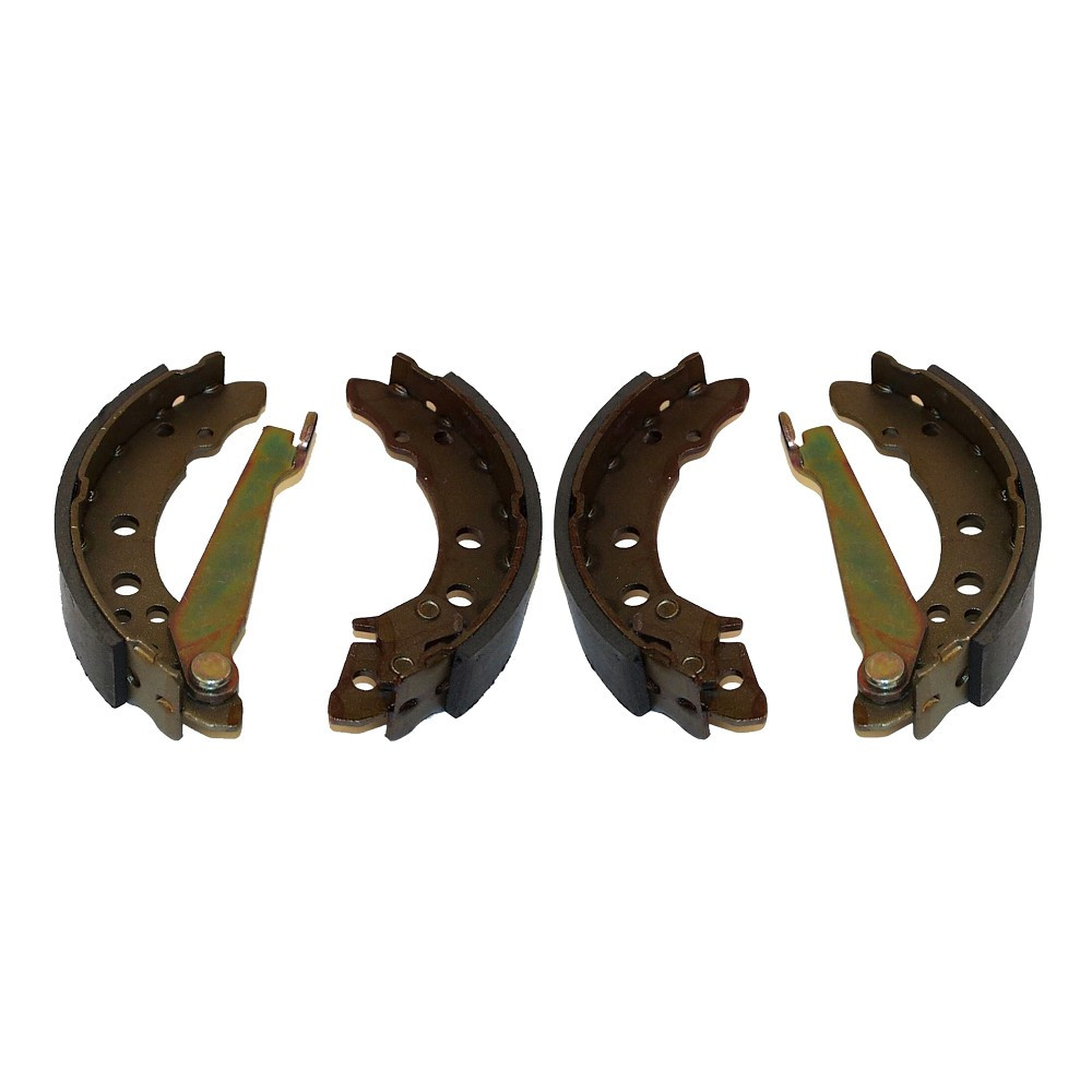 Set of 4 rear brake shoes for VW Golf 1 or 2 Polo 6N and Scirocco (08/ ...