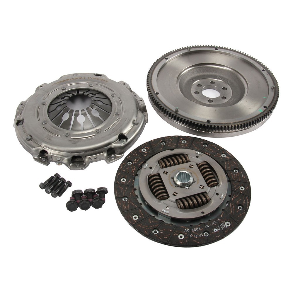 Kit Conversion embrayage + volant moteur rigide 240mm VALEO pour Golf 5 2.0 TDi - GS37942 ...