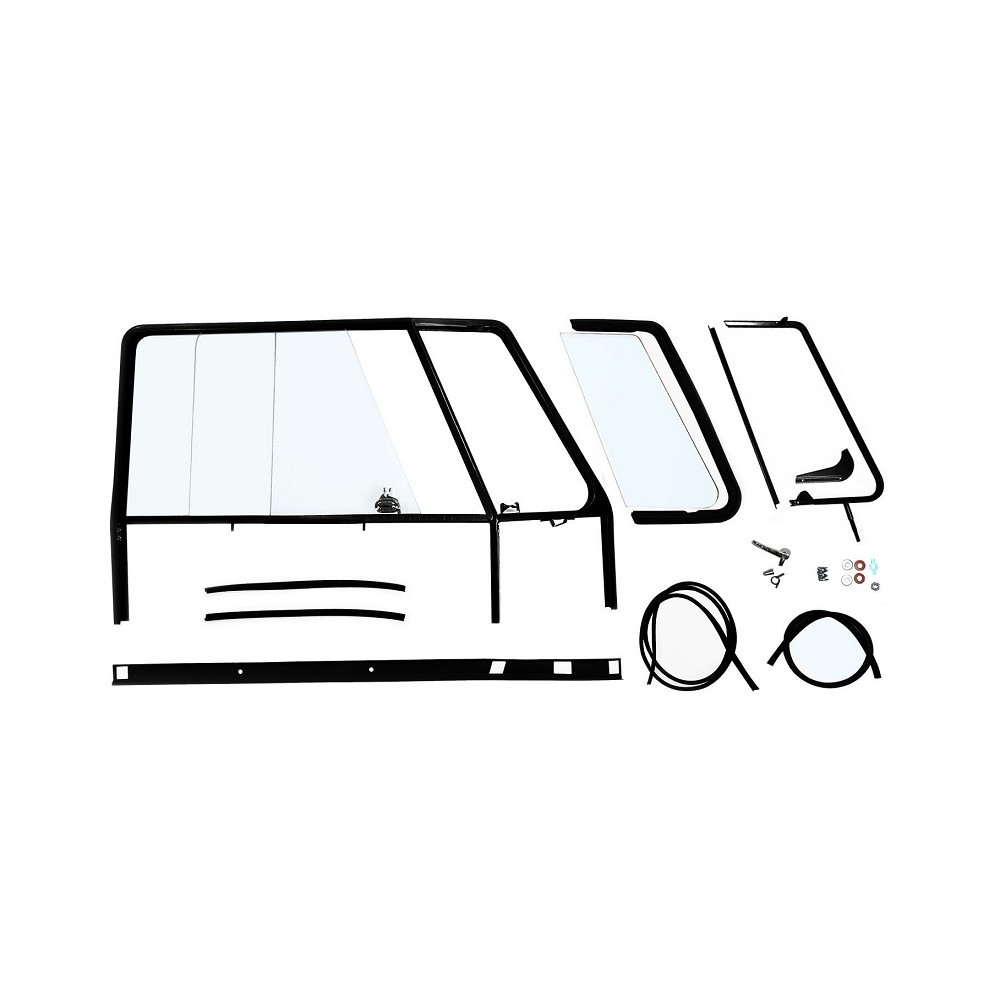 Complete right door frame with seals and windows for Volkswagen Combi ...