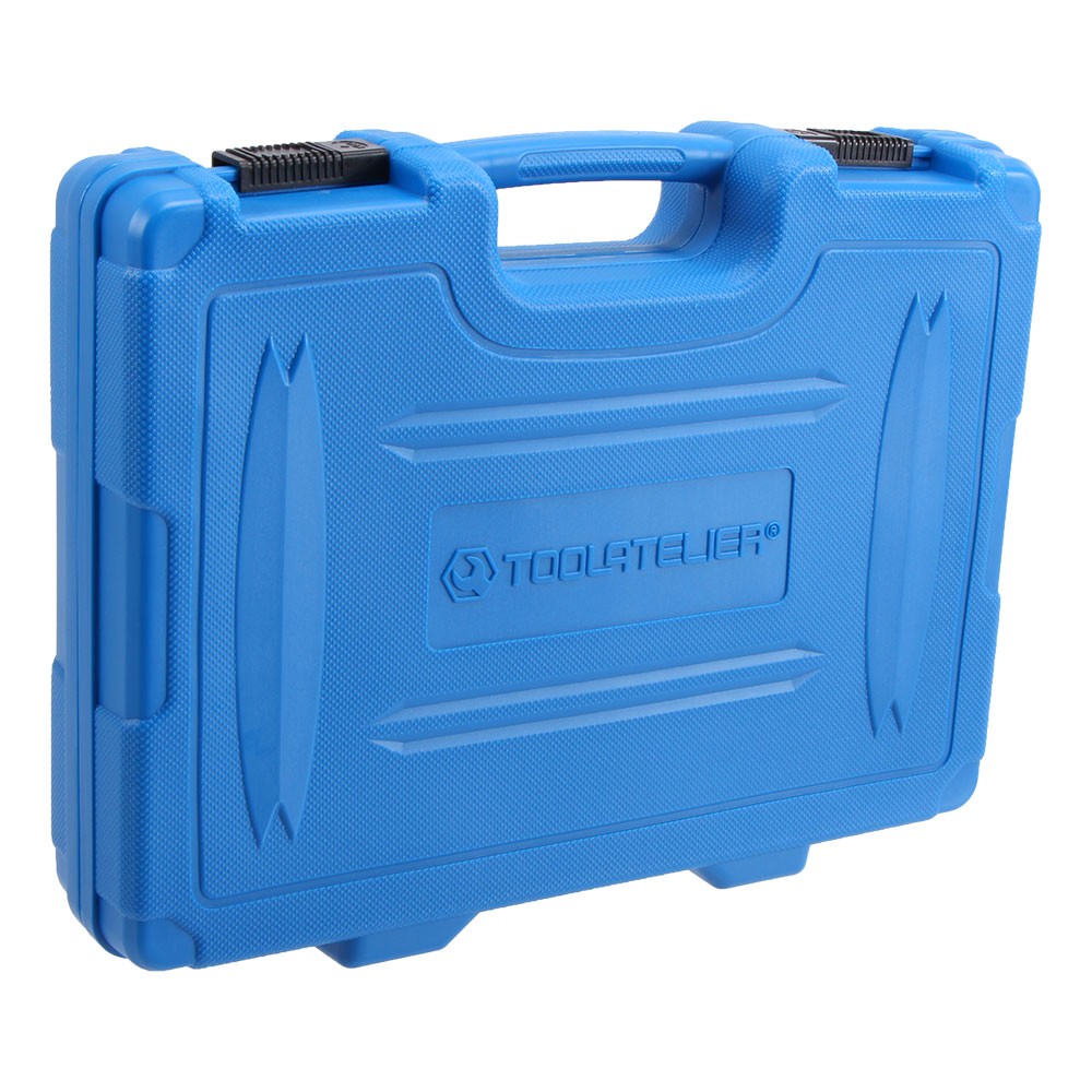 Koffer met 92 stuks met doppen, sleutels en bits met Engelse ...