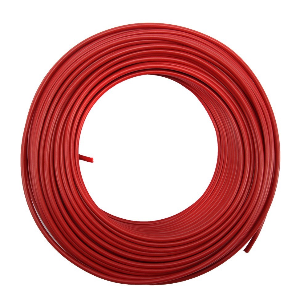 Câble électrique - 4 mm2 - au mètre - rouge - TB00714 - Mecatechnic.com