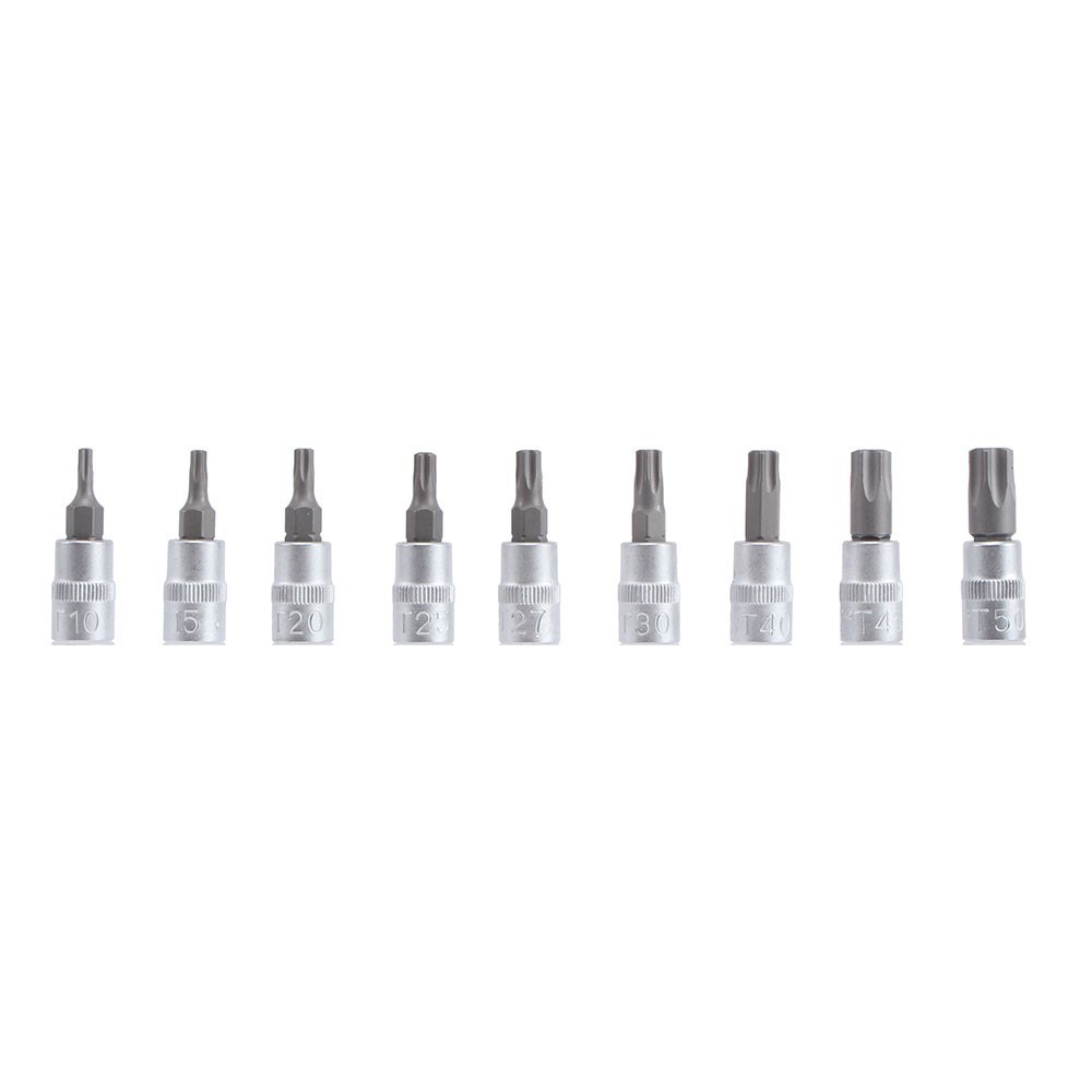 Set of 1/4" square Torx sockets - TB01280 - Mecatechnic.com