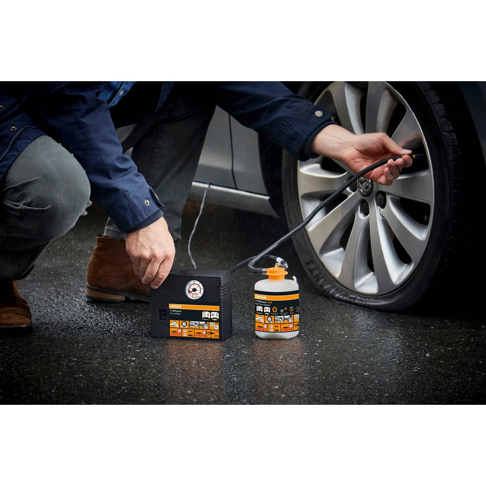 Kit de réparation anti crevaison pour pneus OSRAM TYREseal 450 ...