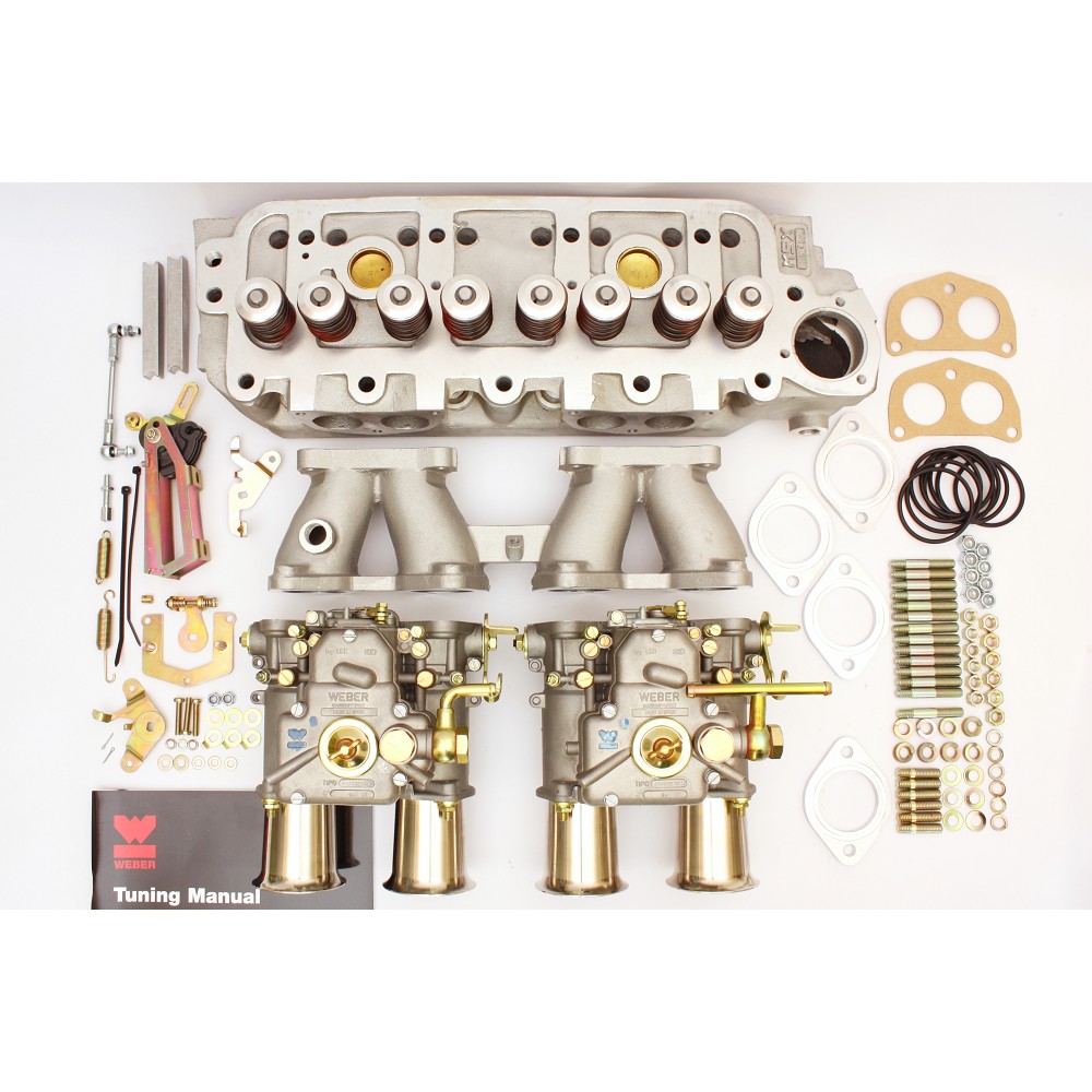Weber 45 DCOE x 2 carburetion kit for MGB 'B' Series - UC61130 weber ...