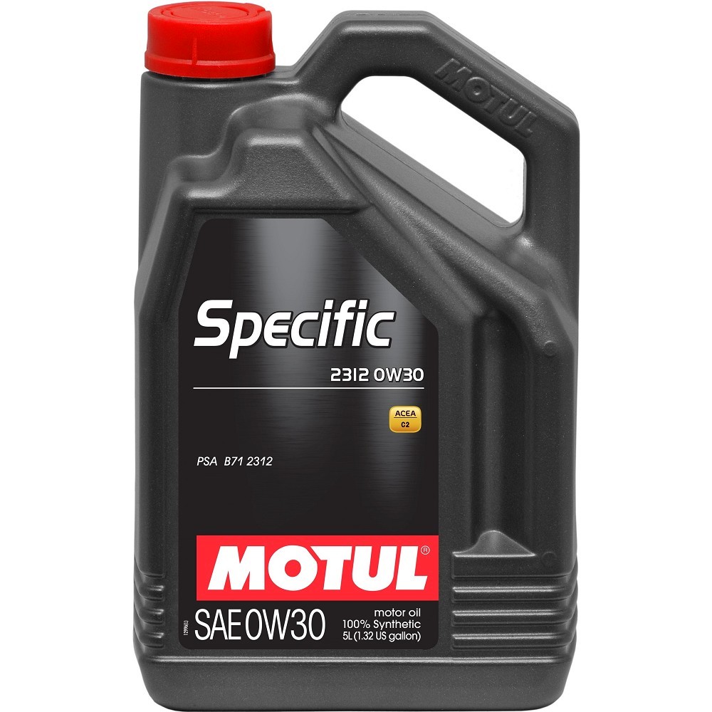 MOTUL Specific 2312 0W30 engine oil - synthetic - 5 Liters MOTUL106414 ...