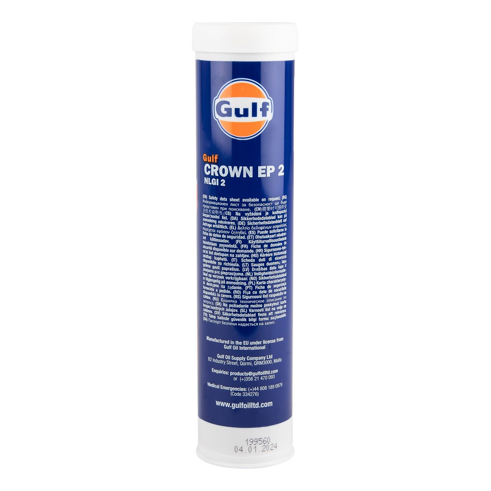 Graisse lithium multi-usage extrême pression GULF Crown EP 2 NLGI2 ...