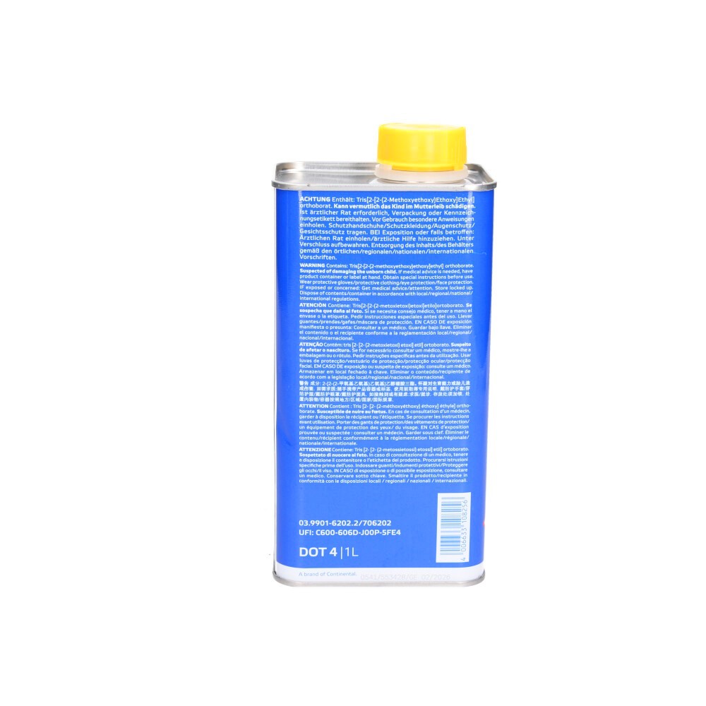 Liquide de frein et d'embrayage DOT 4 ATE TYP 200 - bidon - 1 Litre ...