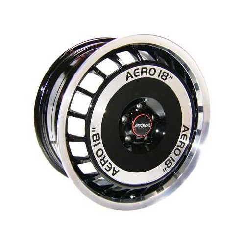 RONAL R50 AERO Wheel Black and Polished Face 18 inches 5 x 112 ET 45 ...